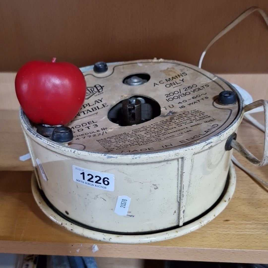 Garrard | An unusual Midth century Garrard Model GD display turntable ...