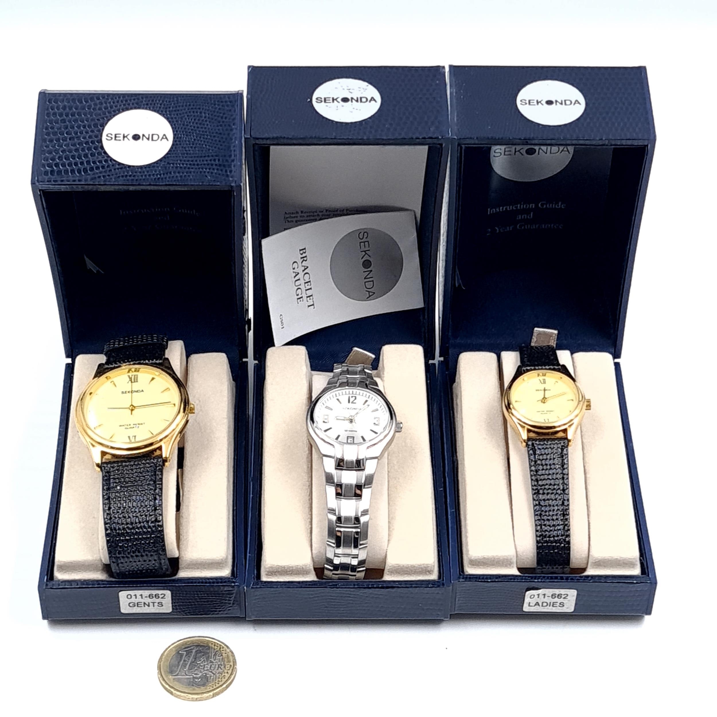 Hope K. Ritchie | A collection of three as new Sekonda watches in ...