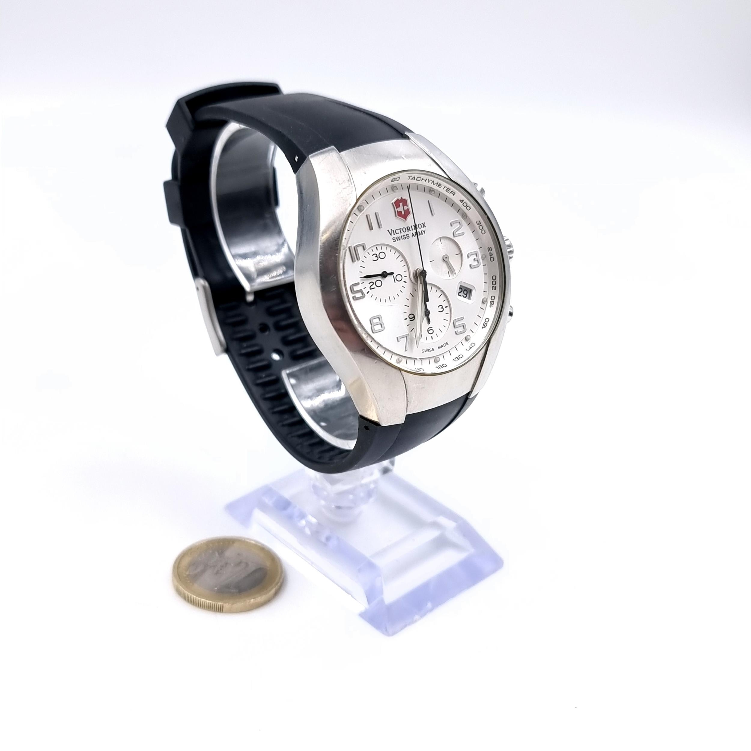 Victor | A Victor Inox Swiss Army chronograph wristwatch with rubberi ...