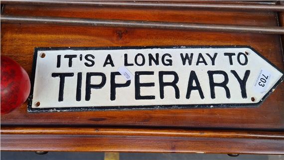 Black | Vintage sign, It's a Long Way to Tipperary. finish with ...