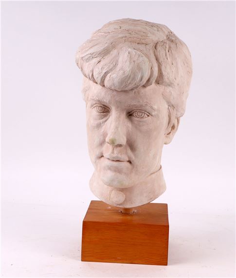 William Dench | a plaster head study of a young man | MutualArt
