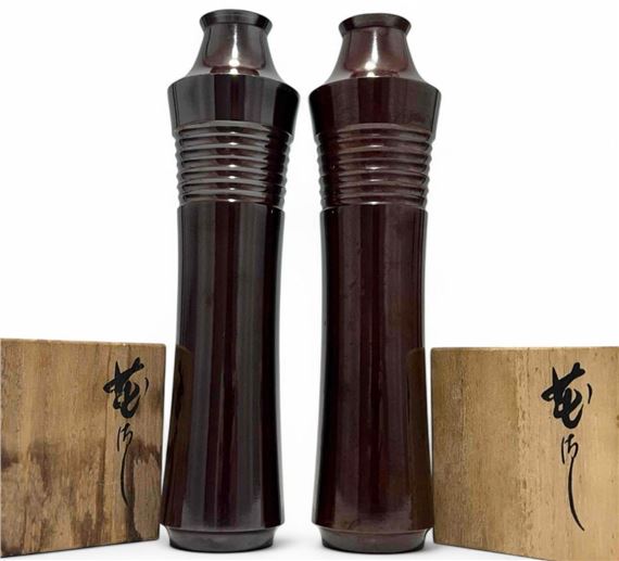 Tsuda Eiju | Pair Of Bronze Japanese Modernist Vases (Circa 20th ...