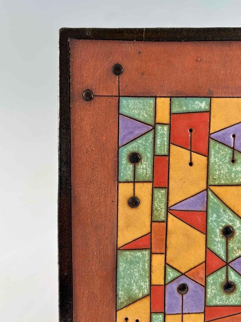 Charles & Ray Eames | Art Pottery Plaque In The Mid Century Modern ...