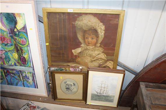 Hope K. Ritchie | A quantity of various pictures to include a pastel ...