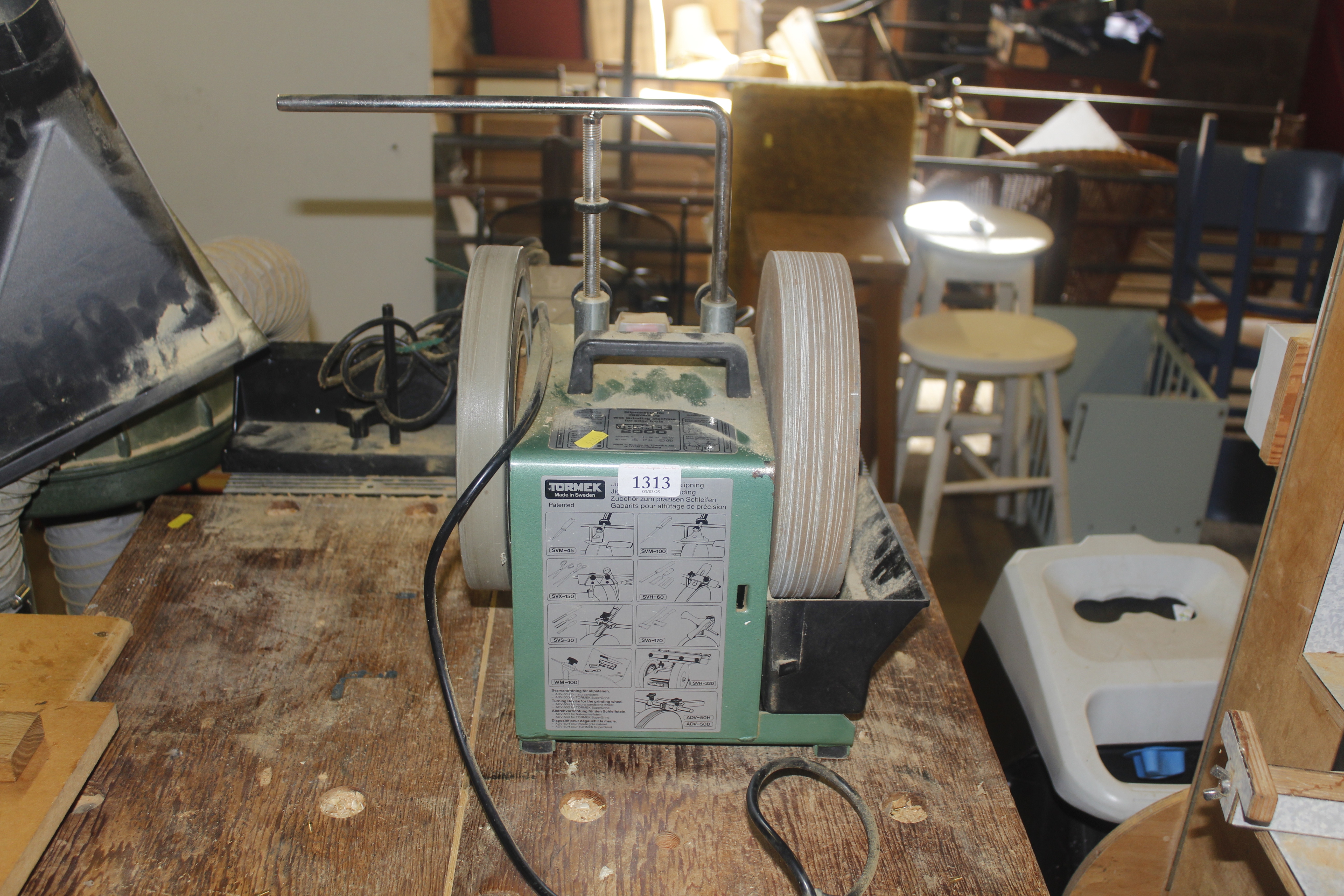 Machine | UPDATED PHOTOGRAPHS ** A Tormek 2000 wet grinding machine ...