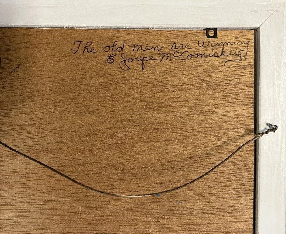 E. Joyce McComiskey | E JOYCE MC COMISKEY - THE OLD MEN ARE WINNING ...