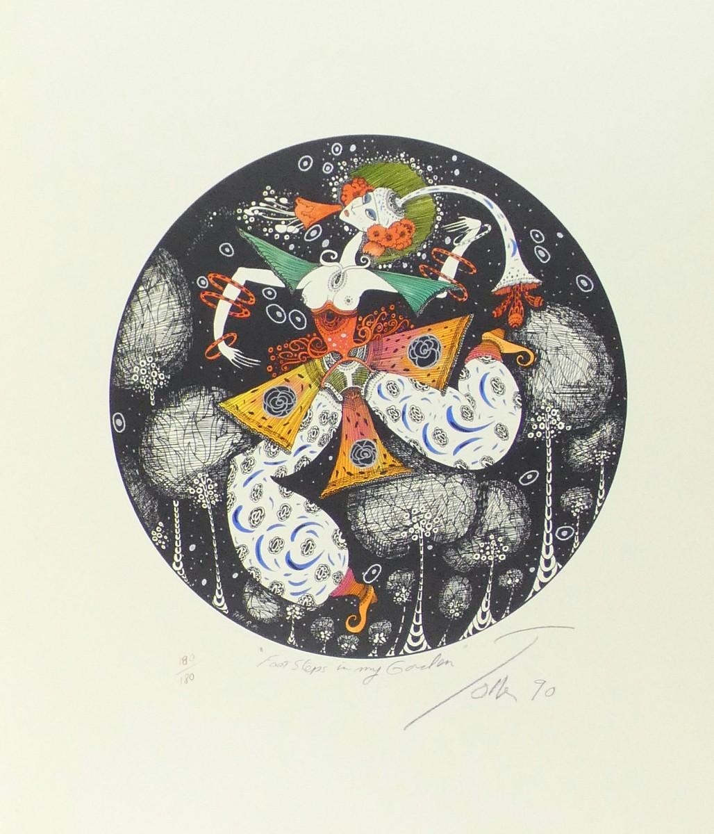 Toller Cranston | Footsteps in my Garden (1990) | MutualArt