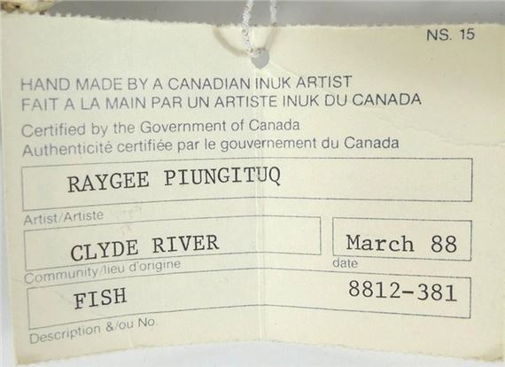 Regilee Piungituq | Fish | MutualArt