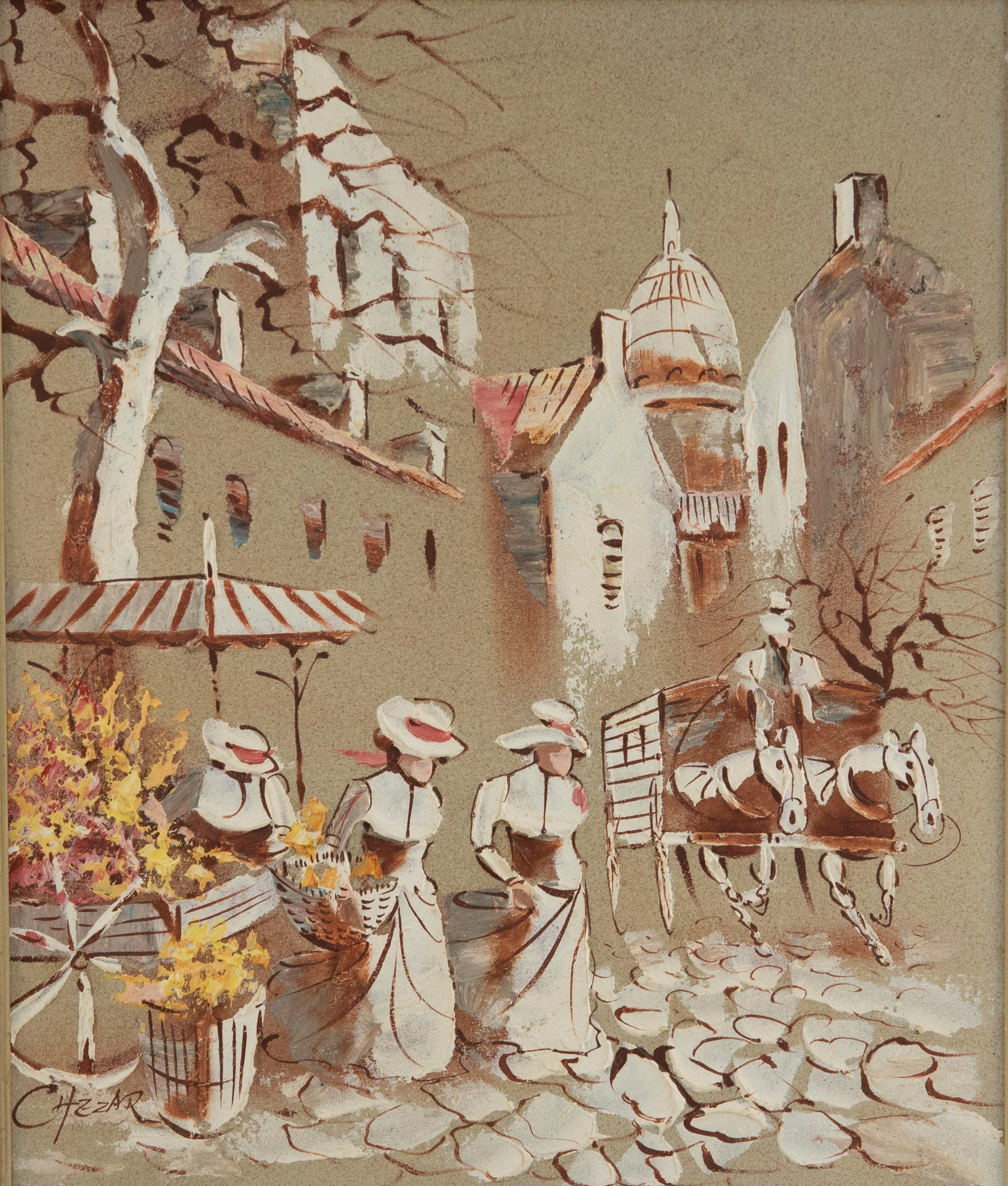 Chezar Boris | Street Scene | Compare similar artworks | MutualArt