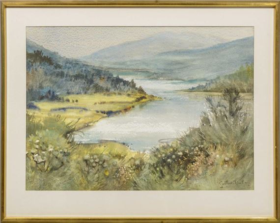 Cynthia Ball | River Landscape | MutualArt