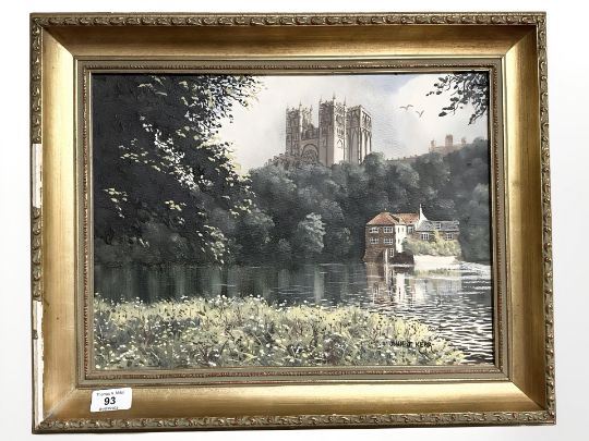John J. Kerr | Durham Cathedral from the riverbank | MutualArt