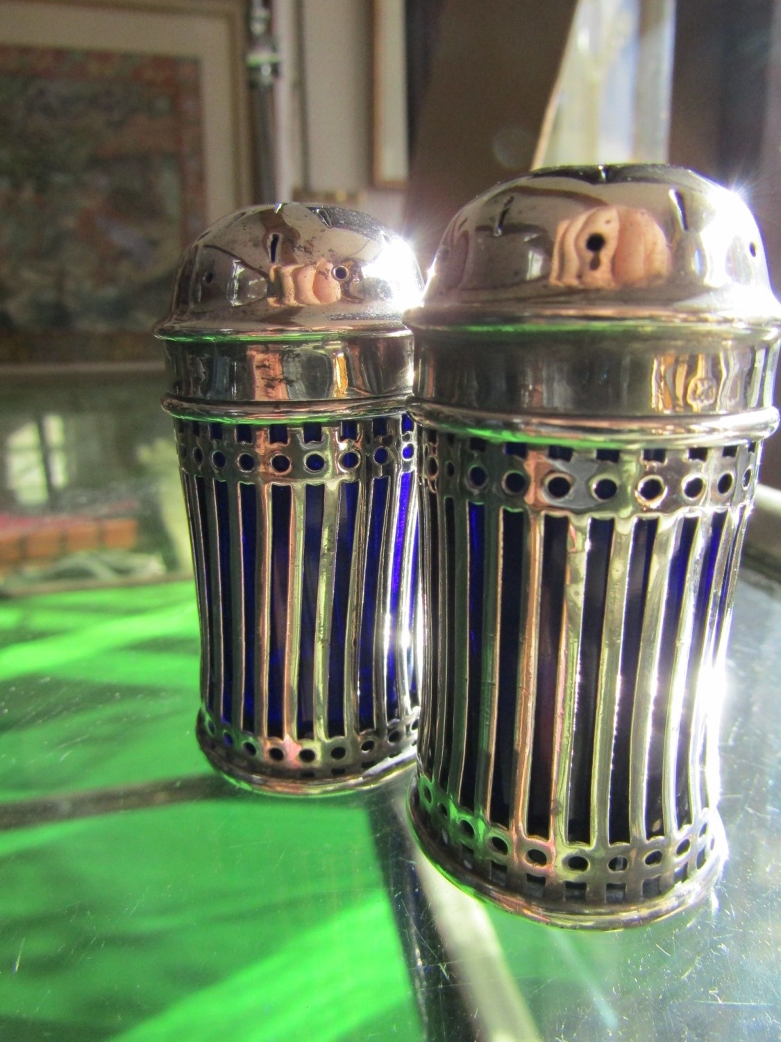 Guido Silvestri | Pair of Edwardian Silver Salt & Pepper pots by ...