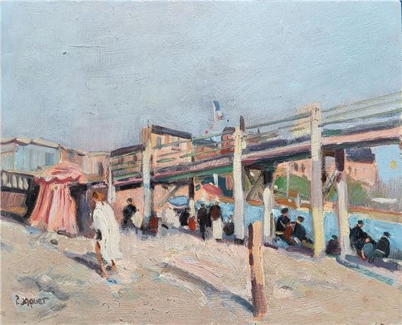 Paul Jacquet | Scène de plage | MutualArt