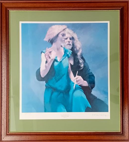 Robert Lenkiewicz | Bella with the Painter | MutualArt