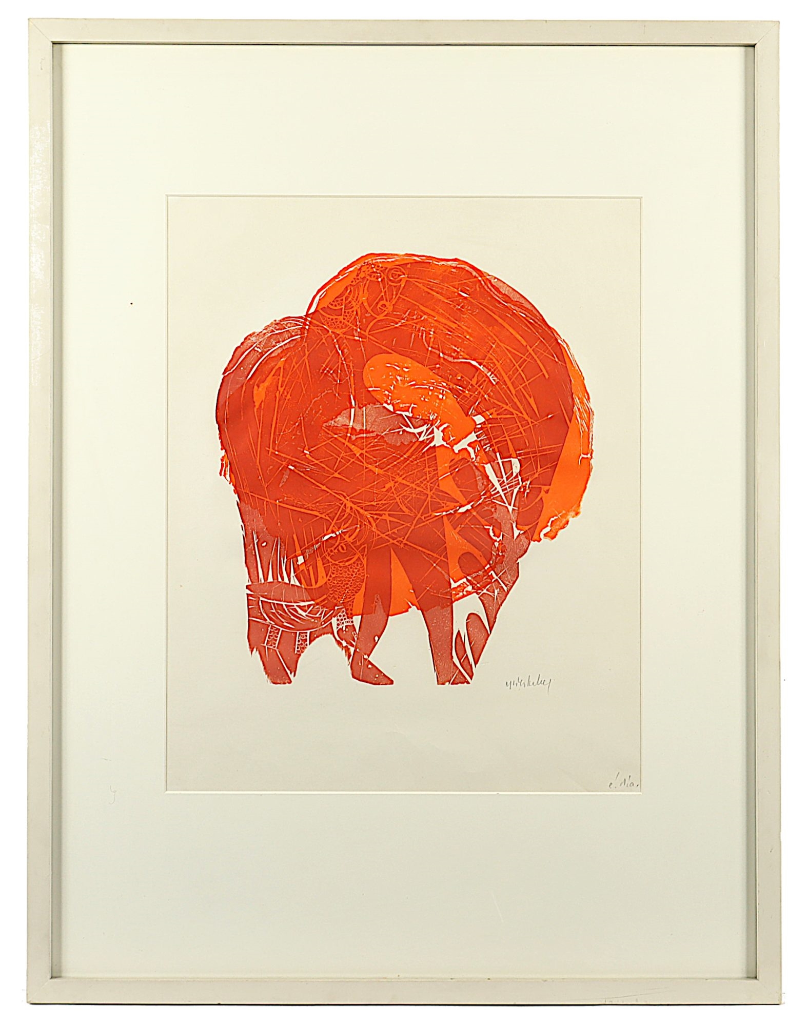 HAP Grieshaber | Engel des Sammlers (1965) | MutualArt