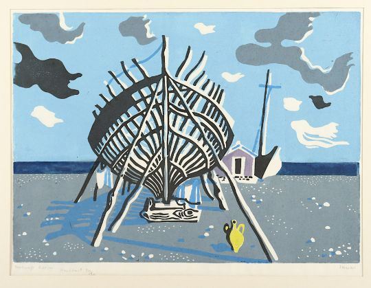 Richard Seewald | Bootswerft Korfu (1966) | MutualArt