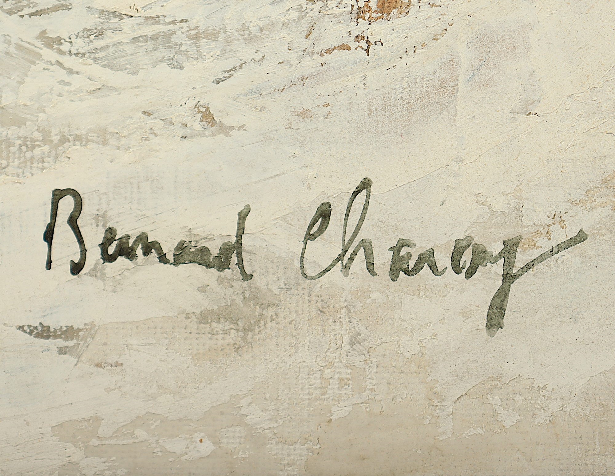 Bernard Charoy | Dorfausgang im Schnee | MutualArt