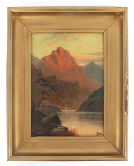 John Henry Boel | JOHN HENRY BOEL OIL PAINTING ON CANVAS (1918) | MutualArt