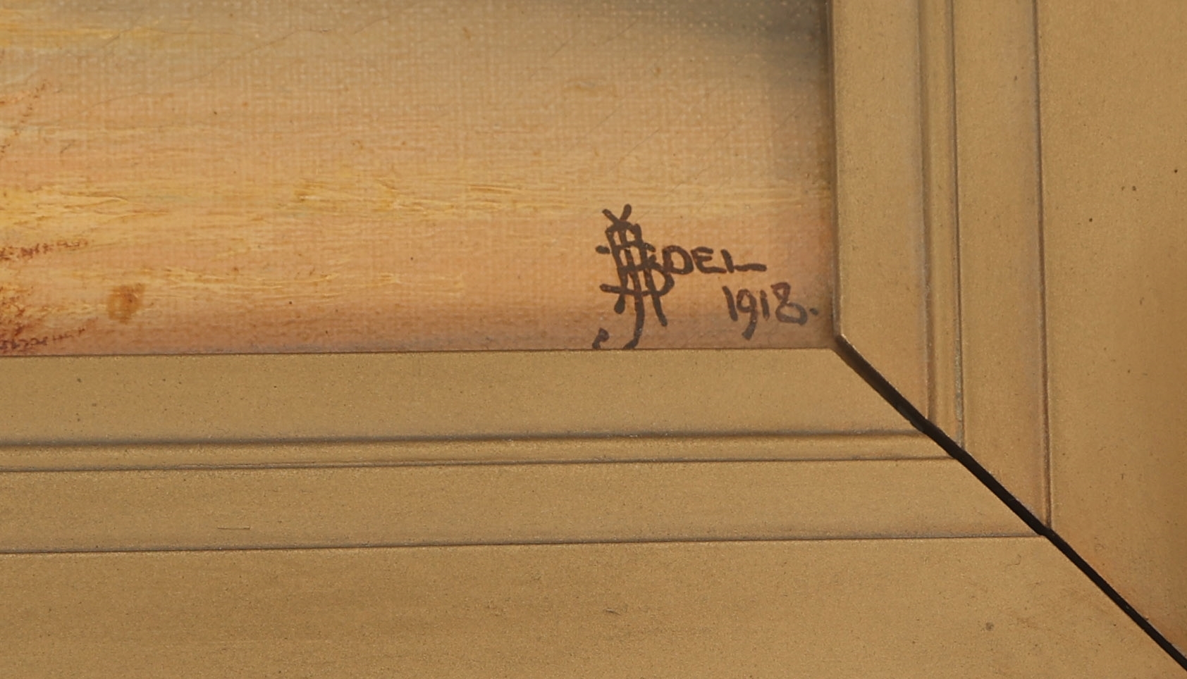 John Henry Boel | JOHN HENRY BOEL OIL PAINTING ON CANVAS (1918) | MutualArt