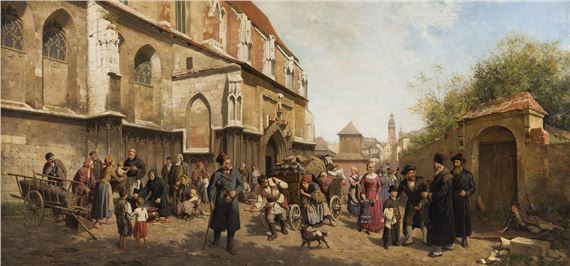 Hippolyte Lipinski | Rumford soup in front of the Saint Catherine's ...