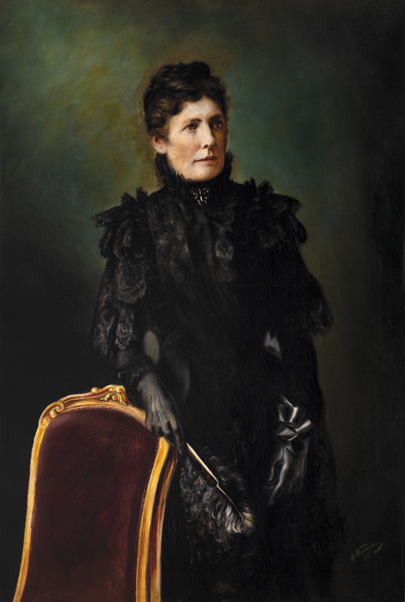 Arthur Gargouromin-Verona | Portrait of Countess Amalia di Lucovich ...