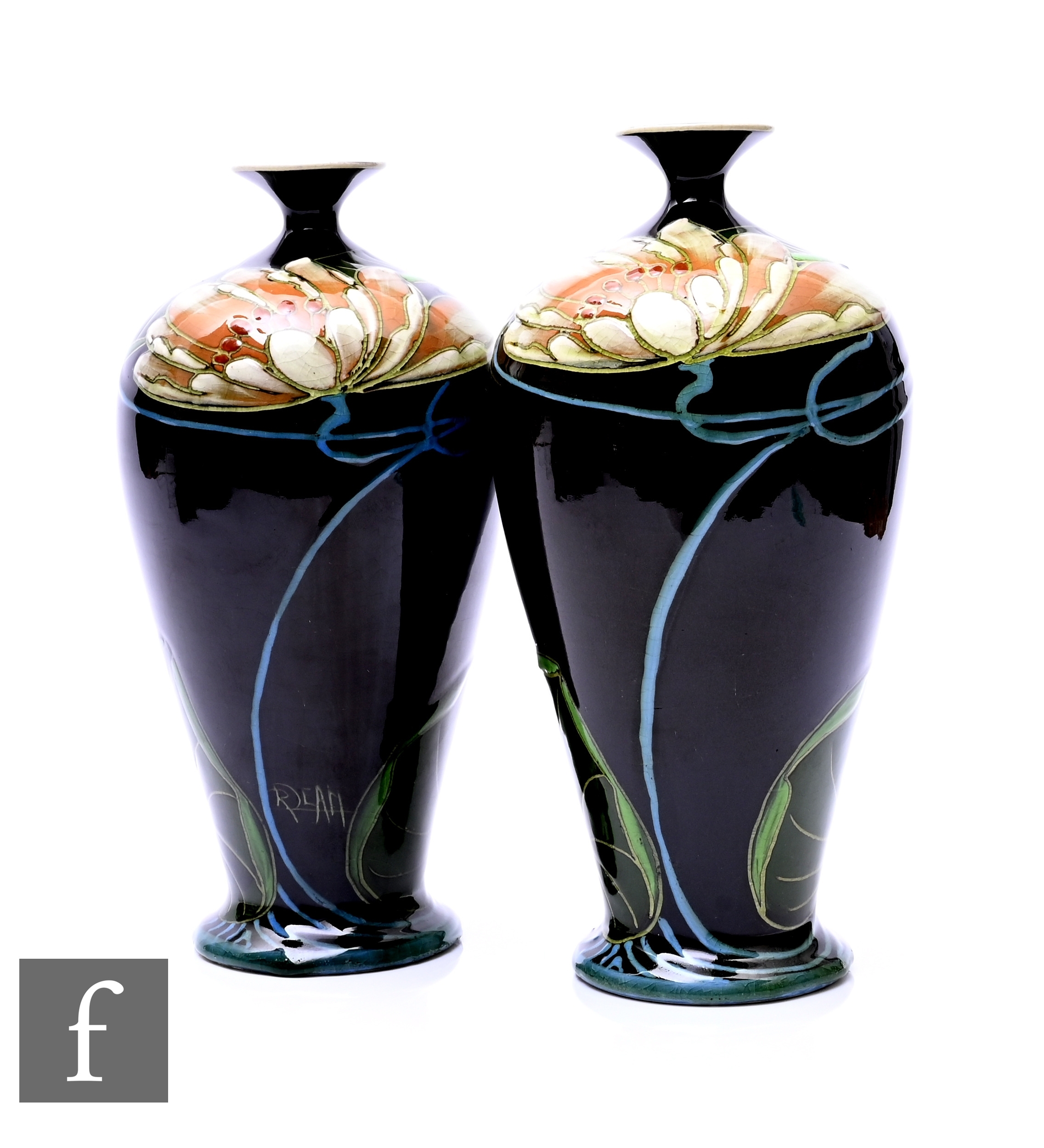 Ronald Dean | Ronald Dean - A pair of Art Pottery vases circa 1910 ...