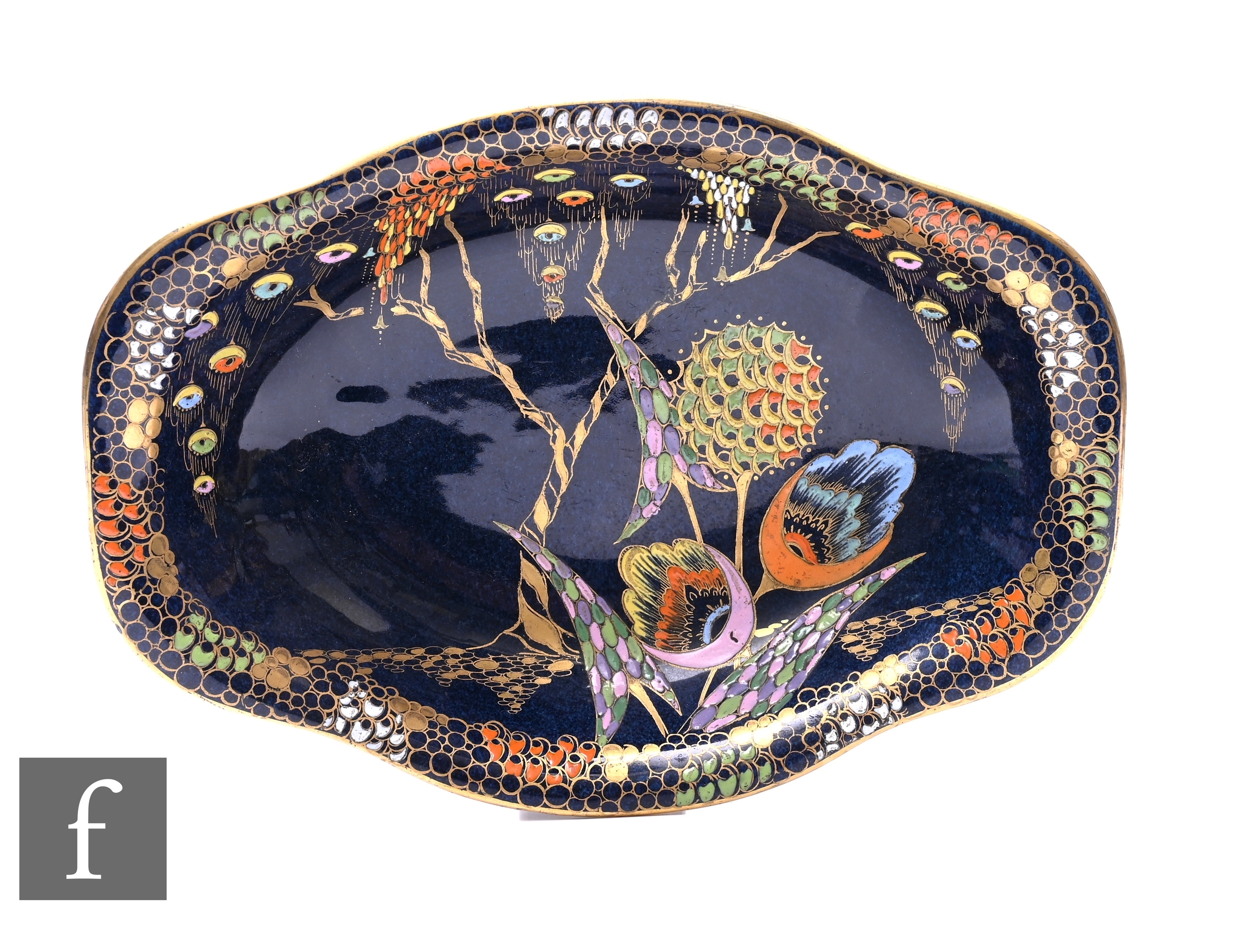 Carlton Ware | Carlton Ware - An Art Deco Devil's Copse bowl (Circa ...