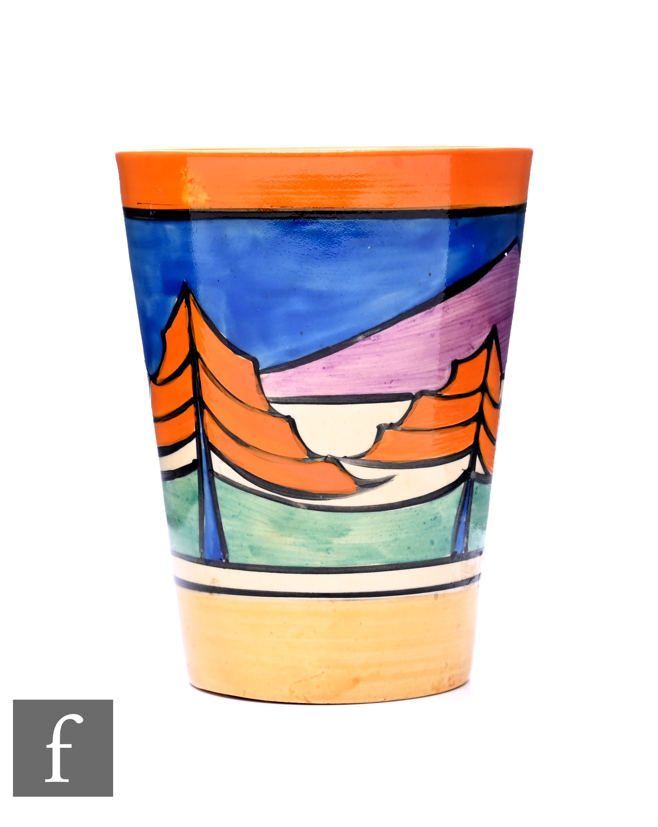 Clarice Cliff | Clarice Cliff - Luxor - A lemonade beaker circa 1929 (Circa 1929) | MutualArt