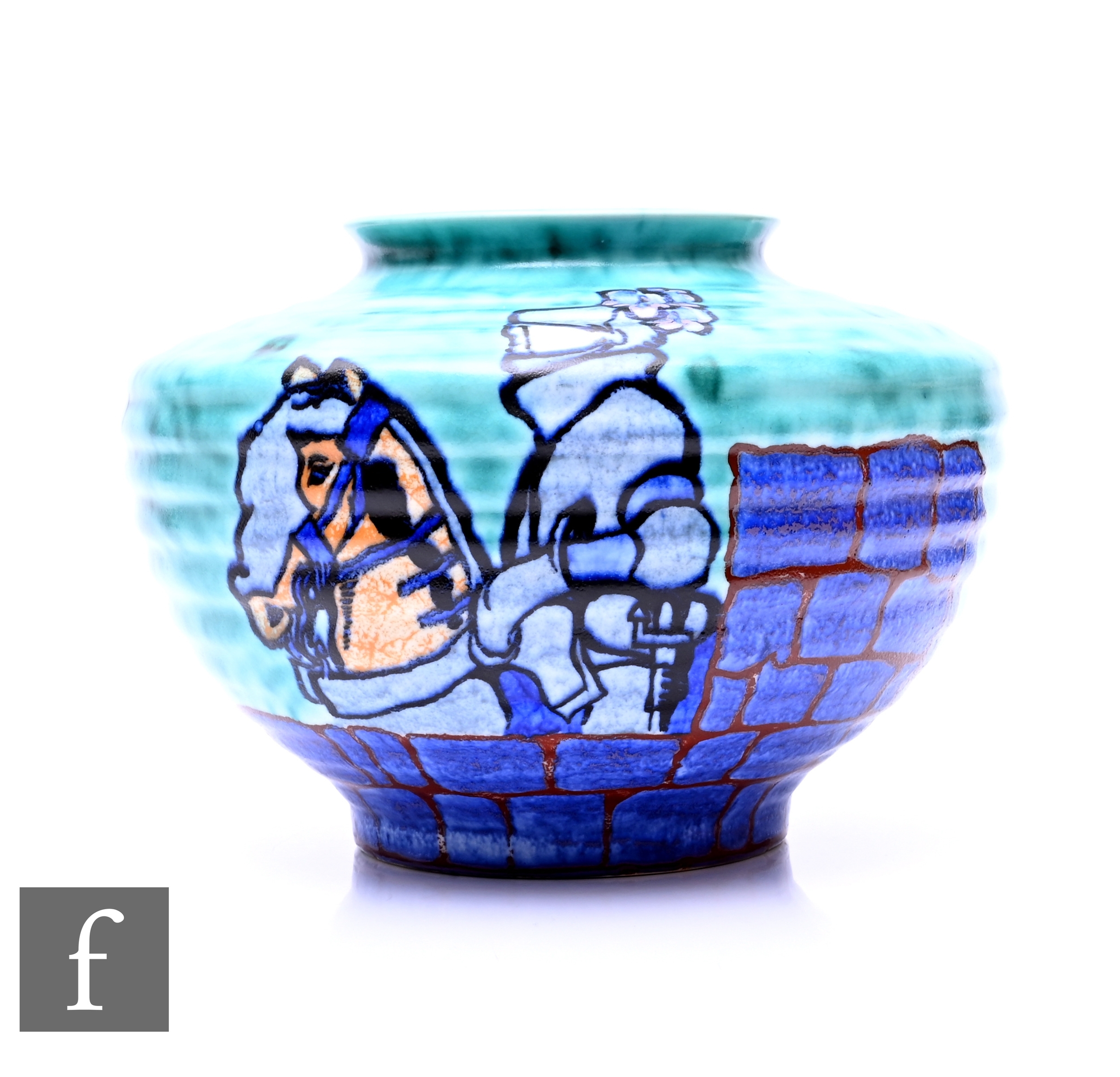 Clarice Cliff | Clarice Cliff - Inspiration Knight Errant - A large ...