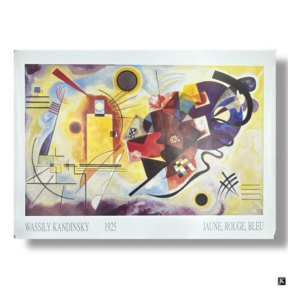 Wassily Kandinsky | Kandinsky Poster Jaune (1925) | MutualArt