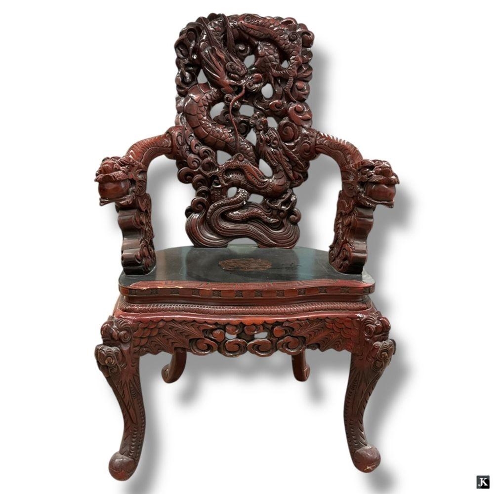 Dragon | Japanese Dragon Throne Chair | MutualArt
