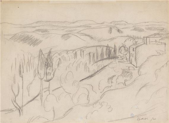 Duncan Grant | Mediterranean View (1920) | MutualArt