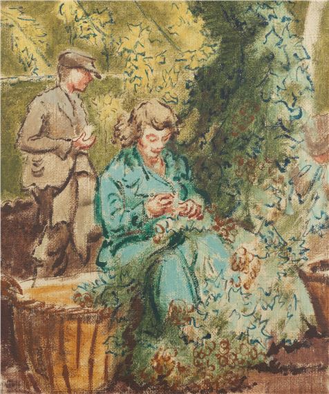 Thérèse Lessore | The Hop-Picker | MutualArt