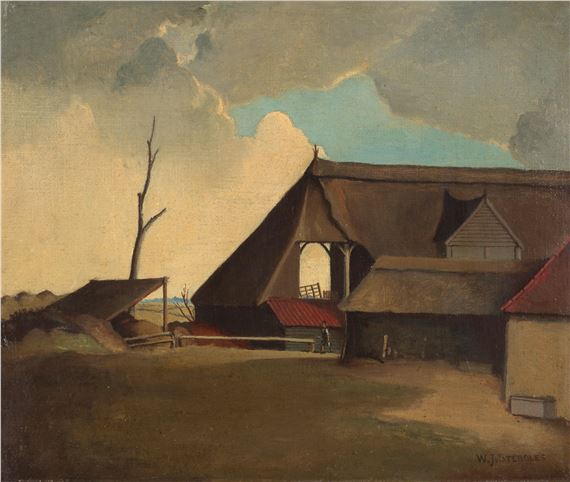 Walter James Steggles | Farm Yard Buildings | MutualArt