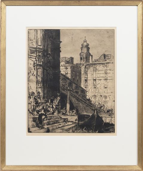 Frank William Brangwyn | THE RIALTO, VENICE 1906 (1906) | MutualArt