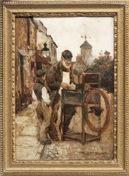 Robert McGregor | THE KNIFE-GRINDER | MutualArt