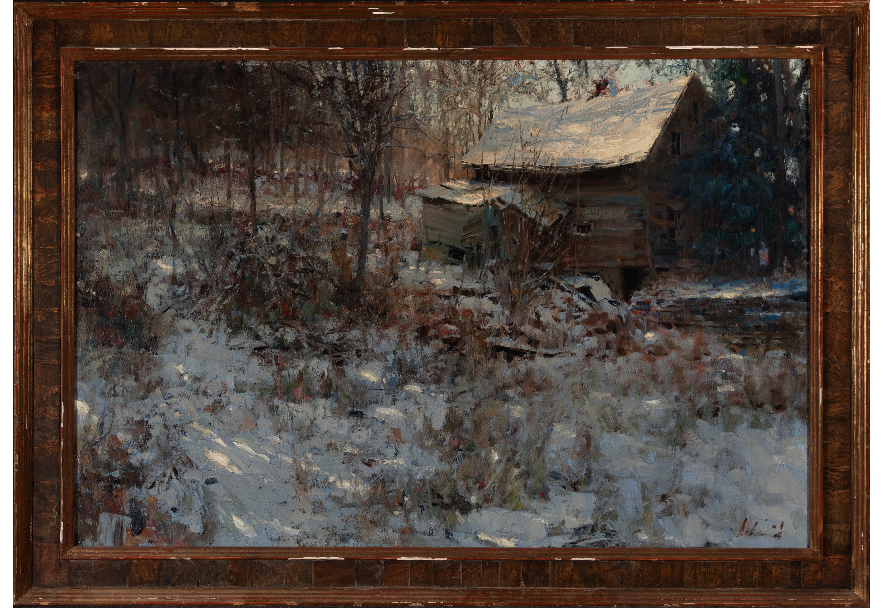 Richard Alan Schmid | Winter Homestead (1960) | MutualArt