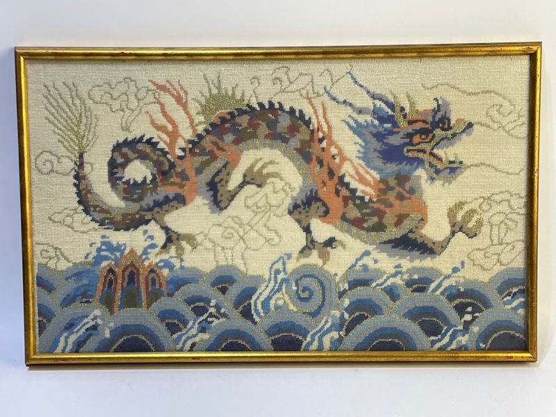 Dragon | Chinese Dragon Needlepoint | MutualArt