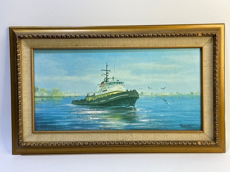 Violet Parkhurst | Violet Parkhurst Painting. Ocean Liner | MutualArt