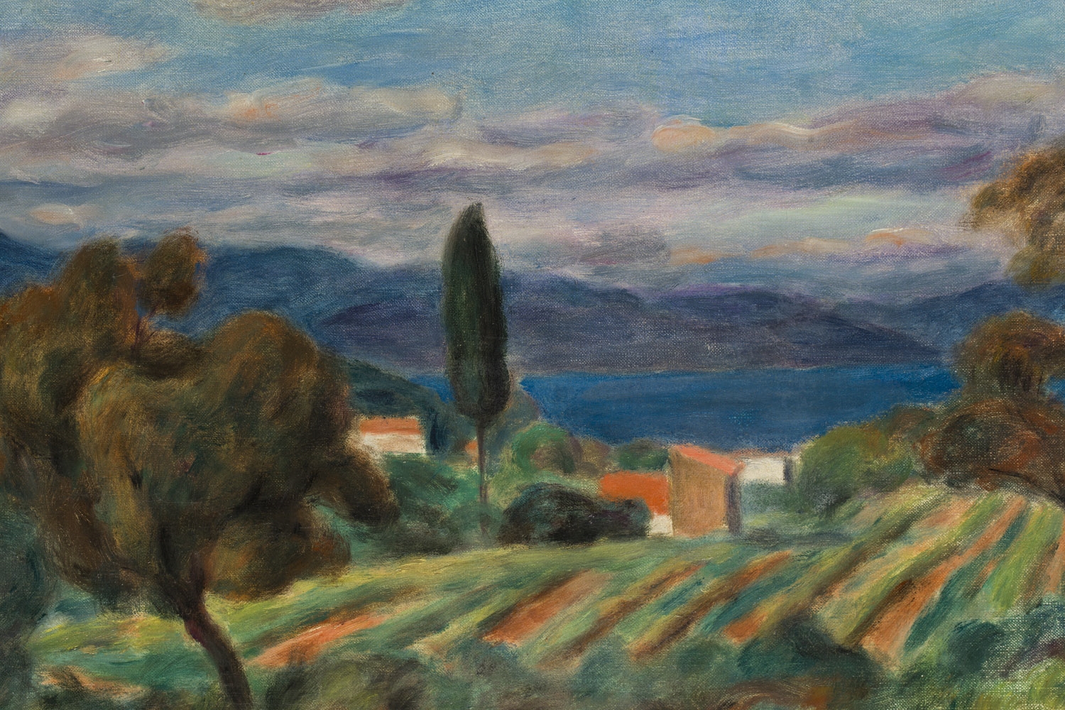 Józef Pankiewicz | Saint-Tropez (Landscape from Saint-Tropez (1922 ...
