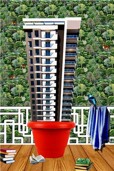 Amarnath Sharma | VIEW UP MY BALCONY | MutualArt