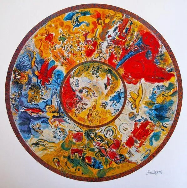 Marc Chagall | Paris Opera Ceiling Lithograph | MutualArt