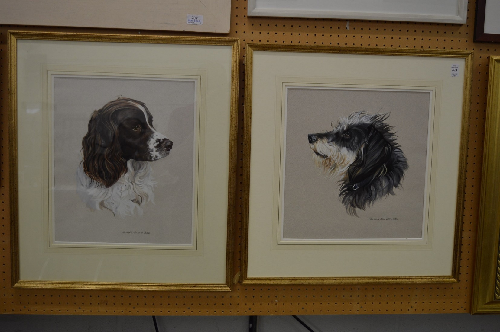 Michelle Bennett Oates | Portrait of a spaniel | MutualArt
