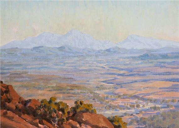 John Andrew Gardner | Central Australian Landscape (1962) | MutualArt