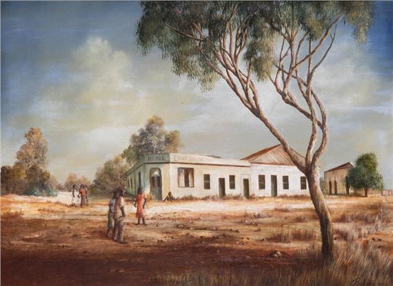 George Pickering | Wilcannia 1977 (1977) | MutualArt