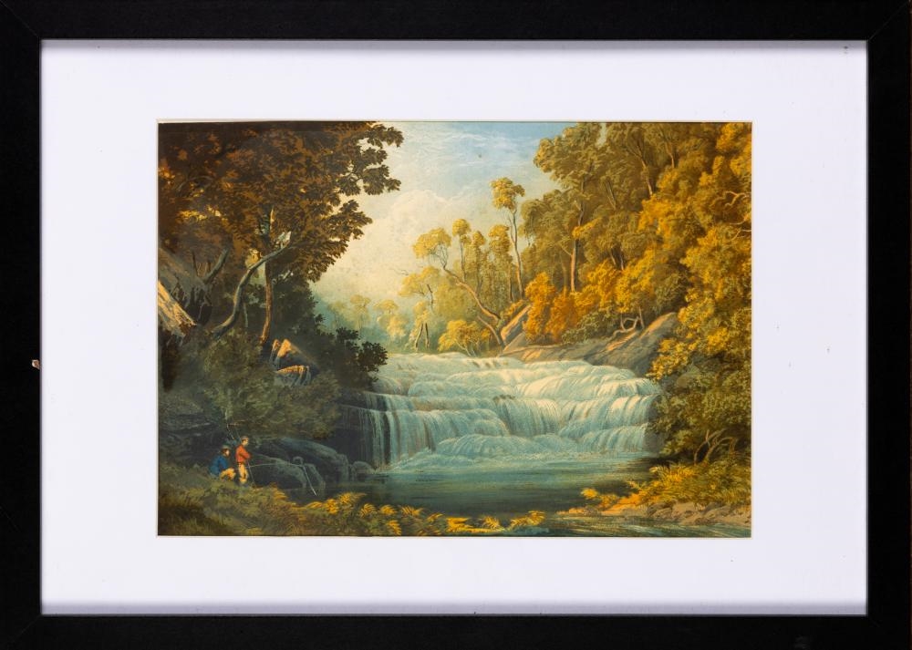 Nicolas Chevalier | Parker River Waterfall (Circa 1865) | MutualArt
