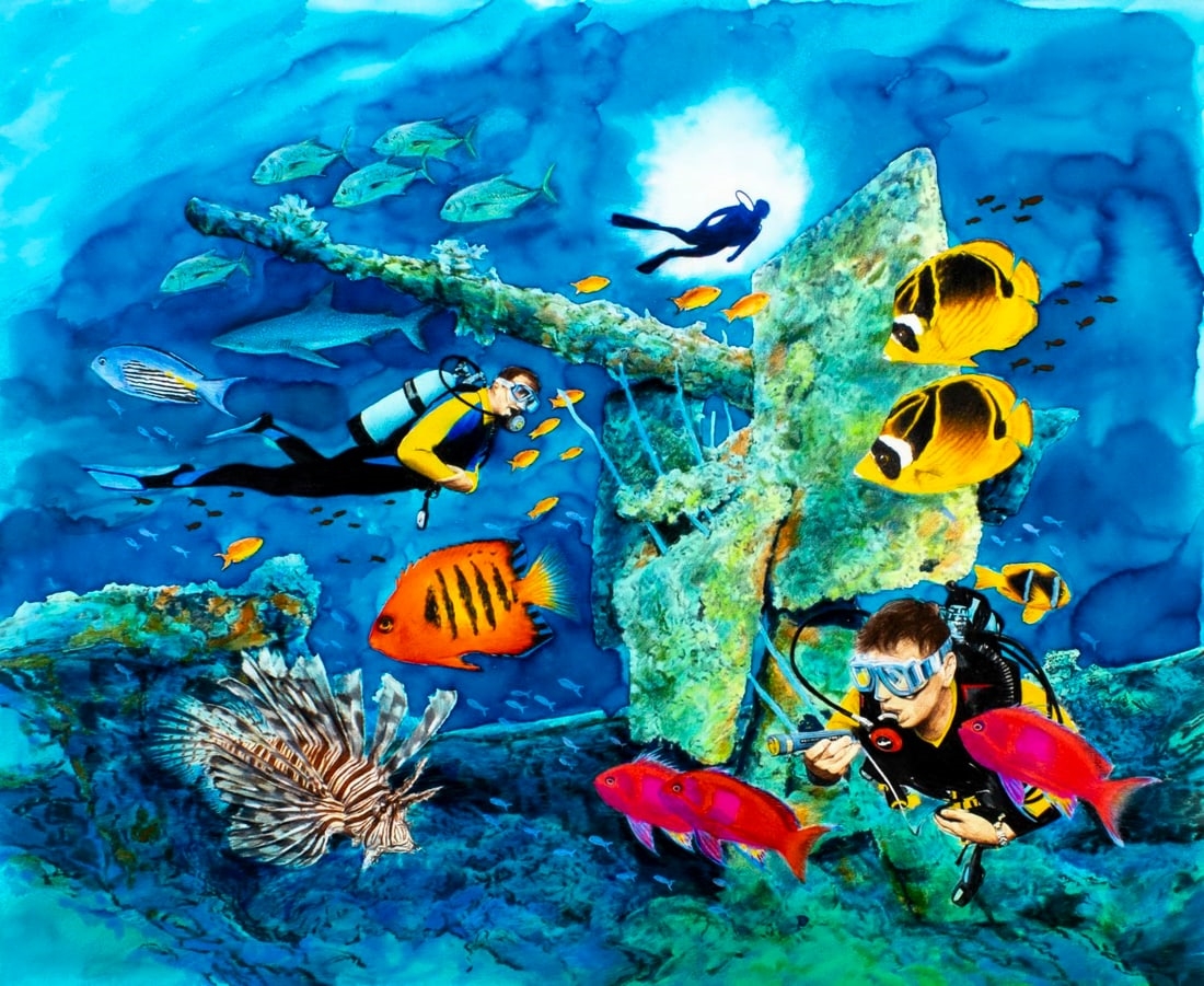 Chris Calle | Undersea Glory II Bikini Atoll-Diver-Exploring Wreckage ...