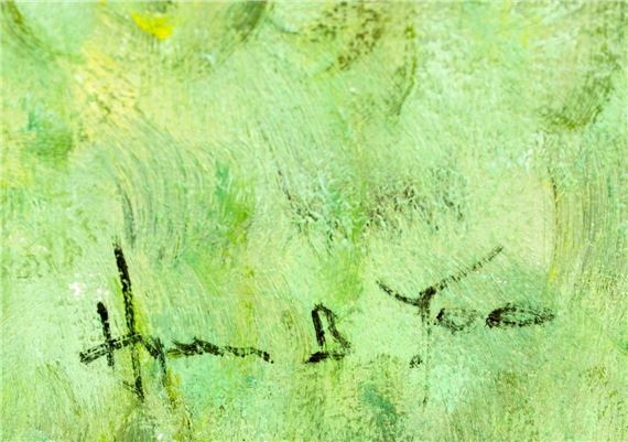 Yoo Hyun Bo | Landscape with Cottage | MutualArt