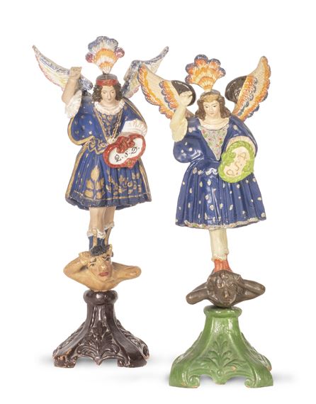 Miguel | Barro cocido y policromado | MutualArt