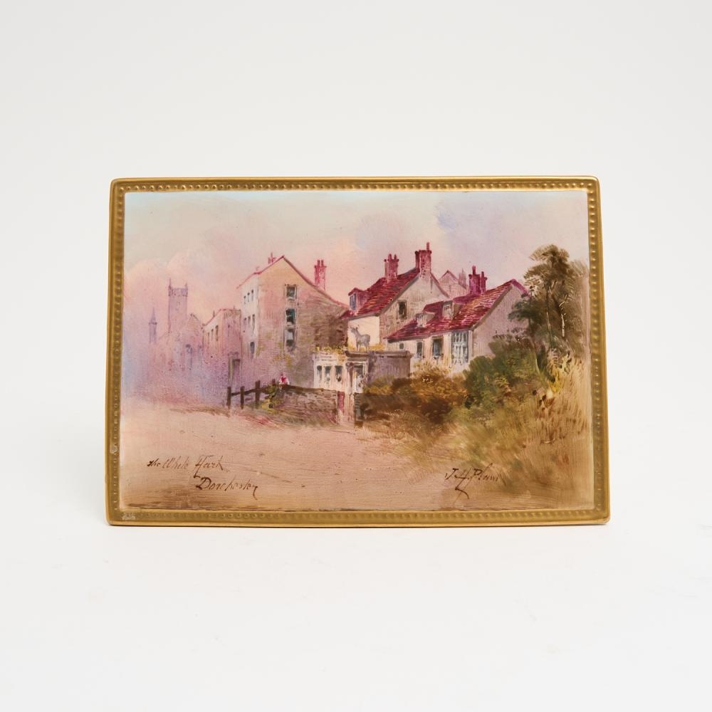 Royal Worcester | A ROYAL WORCESTER PORCELAIN PANEL OF DORCHESTER ...